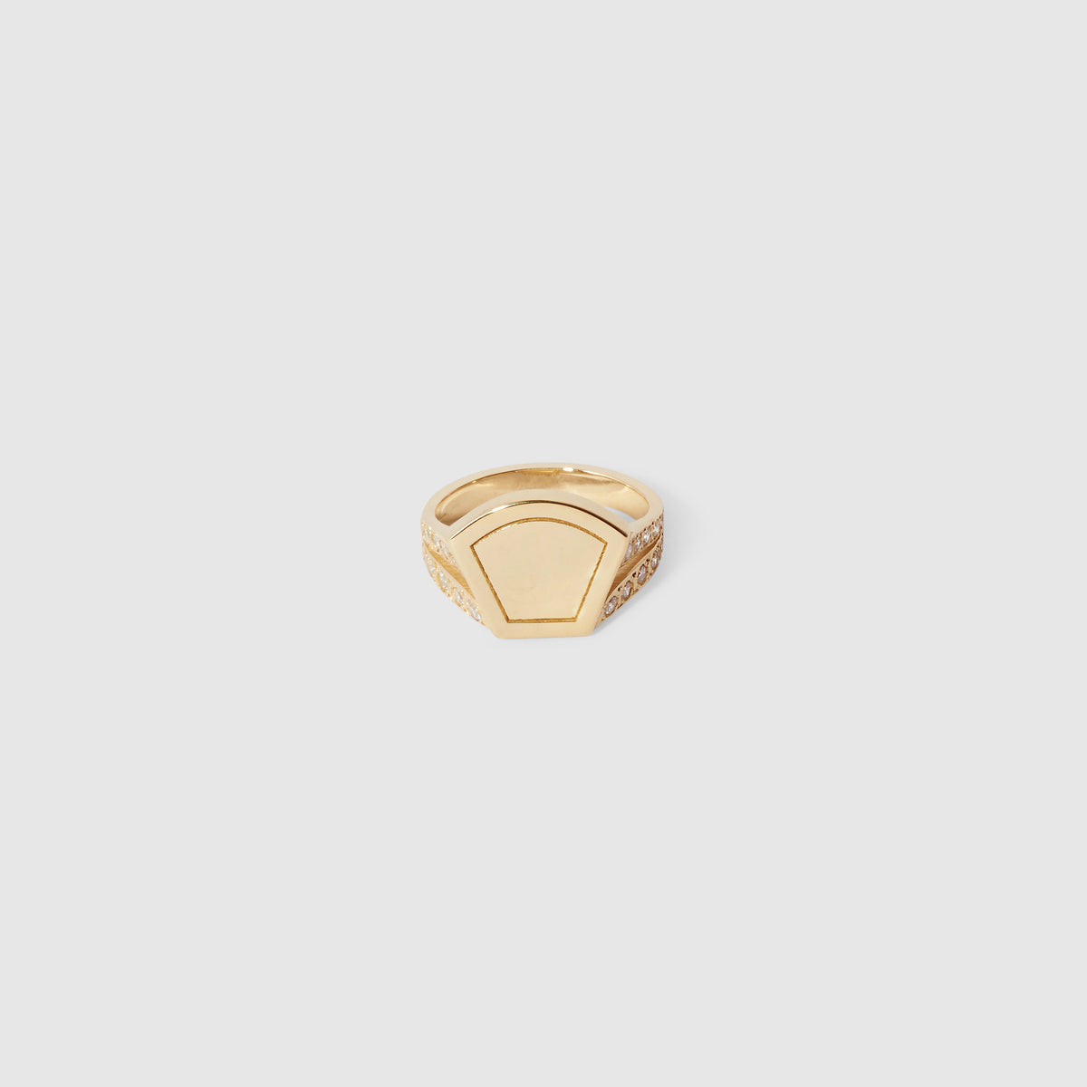 Protection Signet Ring with Diamonds – Bella Clark Jewellery